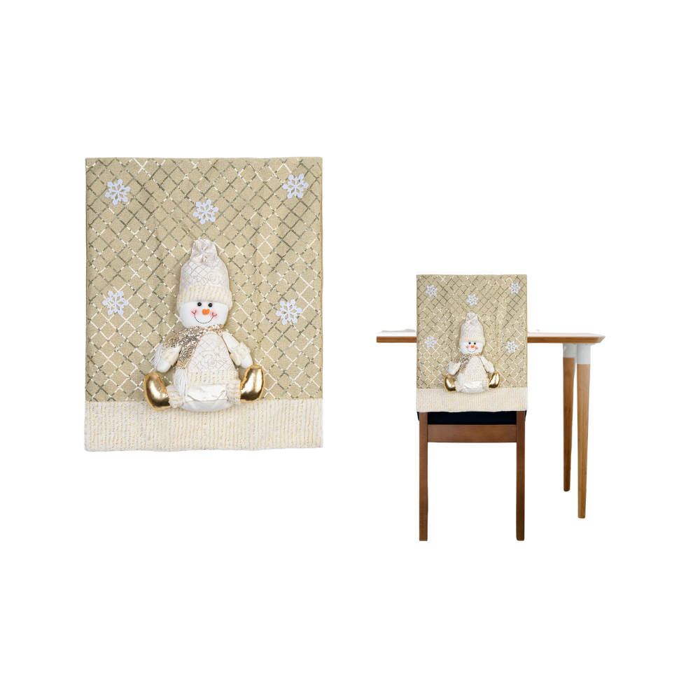 Cubre Sillas Santa Dorado Rombos Lentejuelas 60 x 51 Cm – Casa viva