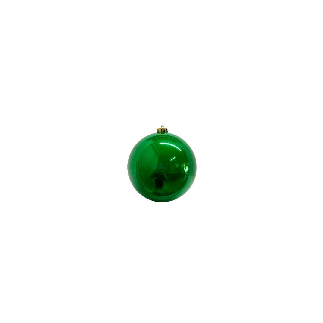 Bola 15Cm Verde Perlada – Casa viva